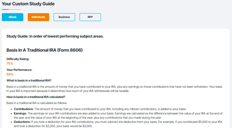 Comprehensive Enrolled Agent Exam Study Guide 2024-25 (Parts 1-3) - EA ...