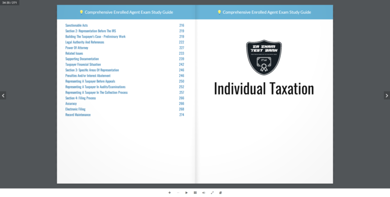 Comprehensive Enrolled Agent Exam Study Guide 2024-25 (Parts 1-3) - EA ...